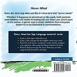 Never Mind: Duke the Deaf Dog ASL Series