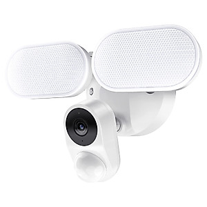 LaView Floodlight Camera with 2600 Lumen LEDs,Security Camera Outdoor 1080P,WiFi Security Cameras Waterproof, Motion Detection, Night Vision, Two-Way Audio and Siren, USA Cloud Service