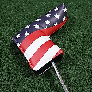 GOLTERS Golf Club Covers Blade Putter Cover Headcover Leather Magnetic Closure for Scotty Cameron Odyssey Taylormade Ping Gift for Men Women Golfer