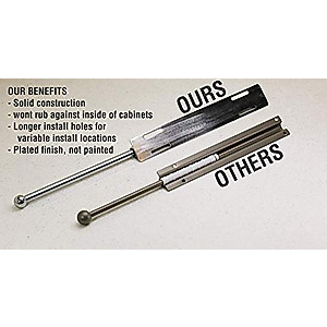 12" Valet Rod Standard for Closet Satin Nickel SN Metal