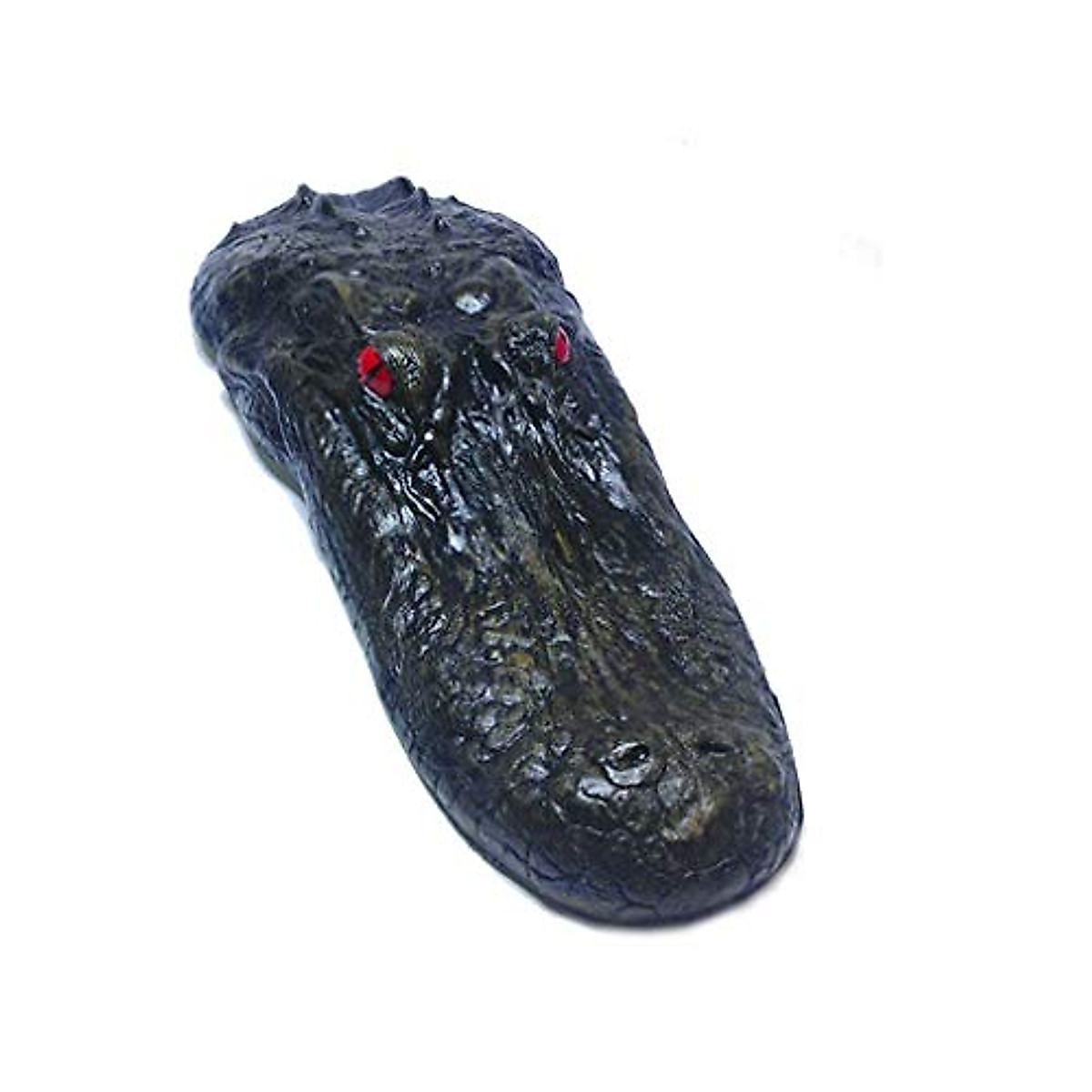 TJB-INC 22" Alligator Head Decoy & Pond Float with Reflective Eyes for Canada Geese & Blue Heron Control