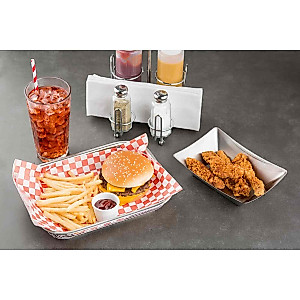 Tablecraft Coca-Cola branded 7.75" (6mm) Paper Straws, Red and White Stripe, Pack of 100