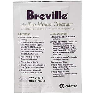 Breville BTM100 Tea Maker Cleaner Revive Organic Cleaner for Breville BTM800XL Tea Maker