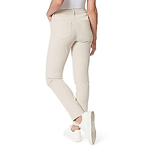 Gloria Vanderbilt Women's Amanda Corduroy Slim High Rise Pant, STONEWOOD, 14 Regular