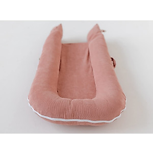 Lounger Cover by Sofia Amber – Cover ONLY for DockAToT and Sleepyhead Deluxe + Docks - Baby nest Sleep Pod Replacement Extra Cover - Pink