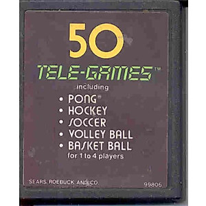 PONG SPORTS 99806 VINTAGE ATARI 2600 GAME CARTRIDGE!