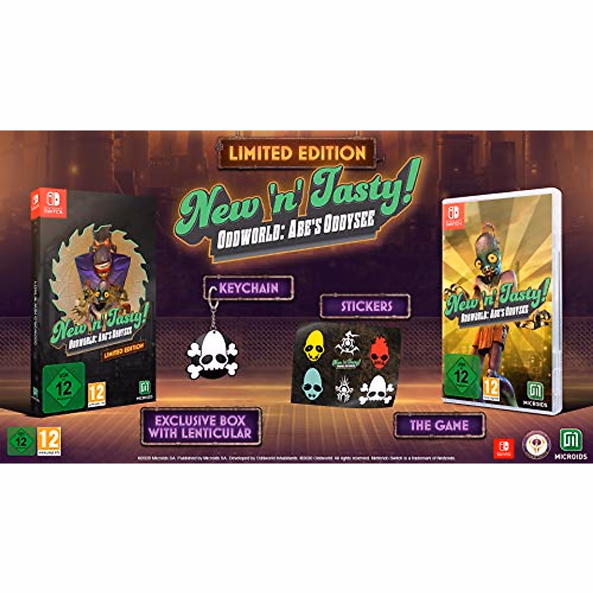 New 'N' Tasty! Oddworld: Abe's Oddysee - Limited Edition (Nintendo Switch)
