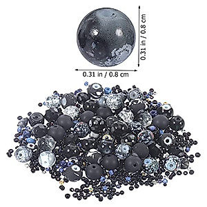 COHEALI Bracelets Kit Bracelet Kit 2 Bags of Jewelry Making Beads DIY Crafts Loose Beads for Necklace Earrings Bracelet Making Bracelet Beads