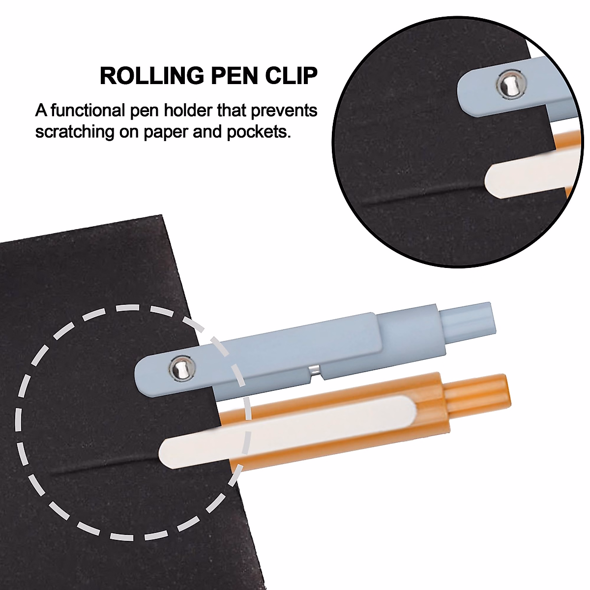 5pcs Cute Kawaii Gel Ballpoint Pens, Colorful 0.5mm Fine Point Retractable Pen, Quick Dry Black Ink Gel Pens, Comfortable Smooth Write Pens, Cute Pens for School & Office Supplies, Aesthetic pens