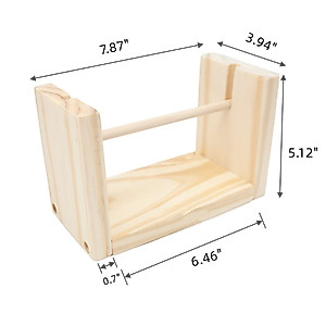 Horizontal Yarn Spindle Feeder or Dispenser,Wooden Spinning Yarn & Thread Holder, Knitting Embroidery Accessory Prevent Yarn Tangling for Gift Yarn Holder/Yarn Tool Spool