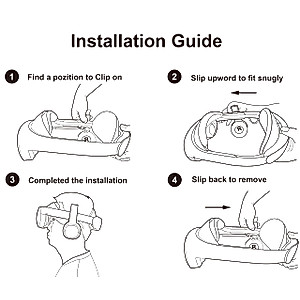 Globular Cluster Stereo VR Headphones for Meta Quest Pro - Clip On Design Easy to Install and Remove- Clip Point and Arm Angle Adjustable