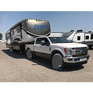 Kayme Rv Tire Covers Set of 4, Outdoor Tire Covers for Trailers, Used in Wheel Cover for Car, Truck, SUV, Motorhome, Camper Sun Rain Snow Protector, Fit 27-29 Inch Tire Diameter/Black