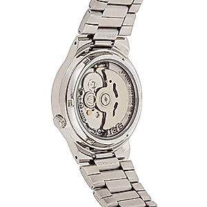 SEIKO Men's SNKA01K1 5 Automatic White Dial Stainless Steel Watch