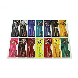 14 Pcs Back Tag Label Stickers Custom Design for Gameboy Advance SP GBA SP Console