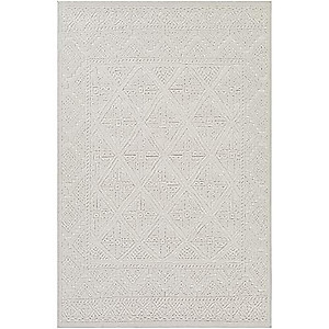 Artistic Weavers Jonah Outdoor Bohemian Area Rug, 5'3" x 7'3", Cream