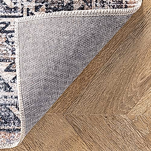 nuLOOM Bowie Machine Washable Tribal Pattern Area Rug 5 x 8 ft