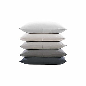 Vera Wang - Queen Comforter Set, Luxury Cotton Bedding with Matching Shams, Medium Weight & Ideal for All Seasons (Waffle Pique Queen, White)