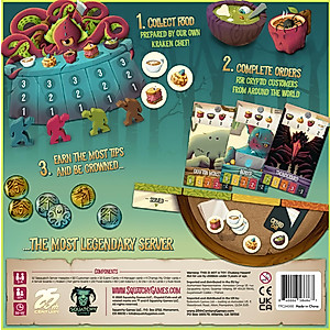 Cryptid Café , A Family Strategy Game About Running A Creature Filled Restaurant - 25th Century Games