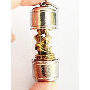 MiracleTH6395 Amulet Thai Magic Takrud INN Koo Mahasanaeh & Nang Gwak Mantra Yantra Cloth Couple Charm Talisman Buddha Power Luck Lover Love Money Wealth Business Attraction Blessing by Lp YangDam