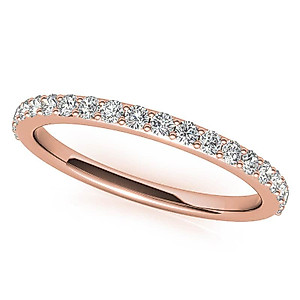 10K Solid Rose Gold Handmade Engagement Ring 3 CT Radiant Cut Moissanite Diamond Solitaire Wedding/Bridal Ring for Womens/Her Propose Ring Set (4.5)