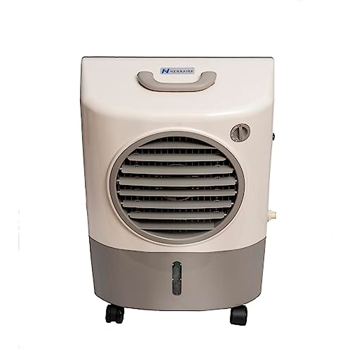 Hessaire MC18M Portable Evaporative Cooling Fan, Indoor/Outdoor Low Humidity Environments, 1300 CFM, 500 sq. ft., 2-Speed Fan, 53.4 dB, White
