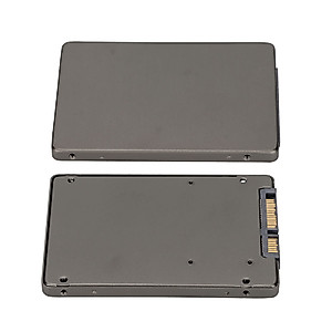 SSD Enclosure Sandblasting Oxidation Staining SSD Hard Drive Adapter Box 6Gbps Ultra Thin for Computer for Hard Drive (Gray)