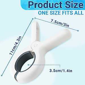 PLMMOUT 12 Pack Beach Towel Clips,Beach Chair Towel Clips for Chairs Cruise,Beach Chair Clips for Towels,Large Plastic Clothespins Heavy Duty,Beach Towel Clamps for Pool Chairs,Strong Grip (White)