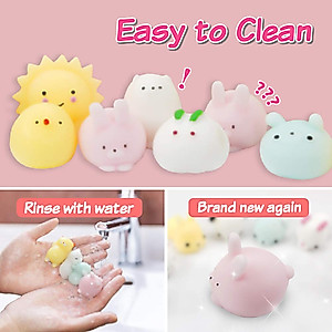 VIIPOO Easter Eggs Fidget Toy 20 Pack, Sensory Toys Set, Relieves Stress and Anxiety, Special Toys Assortment for Birthday Party Favors, Mochi Squishy Toys Mini Squishies, Children Gifts, Random