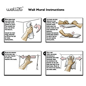 wall26 Removable Wall Sticker/Wall Mural - Spa Stones in Garden with Flow Water | Creative Window View Home Decor/Wall Decor - 24"x32"