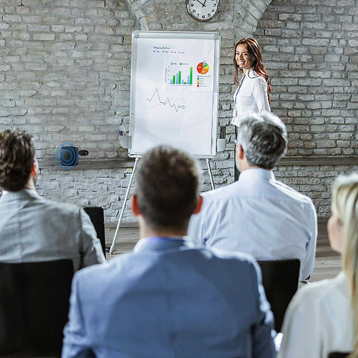 ZOWEETEK Wireless Microphone Headset,UHF Wireless Headset Mic,UHF Headset Mic System,165ft Range,Support PA System,Power Amplifier,Voice Amplifier for Teachers,Fitness Instructor,Training,Lecturers