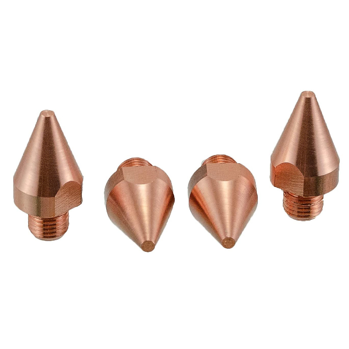 2 Pr Spot Welder 1/8"Tips 476-040211-125 fits Miller Style Welding Tongs - 3/8-24 Thread