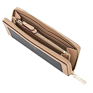Kate Spade New York Women's Margaux Slim Continental Wallet, Light Fawn Multi