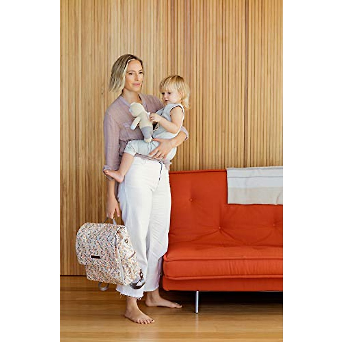 Petunia Pickle Bottom Boxy Backpack, Windswept Blooms, One Size