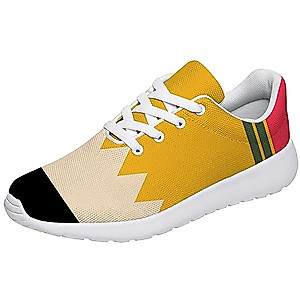 vogiant Pencil Shoes Women Girl Running Walking Tennis Shoes Teacher Pencil Design Sneakers Back to School Gift Idea,Size 8
