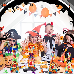 120 Pieces Mardi Gras Twist Bow Satin Twist Tie Bows Fabric Bows for Crafts Polyester Craft Bows Decorating Ribbon Bows Gift Wrap Bows for Candy Bags Decoration (Purple, Orange, Light Green, Black)