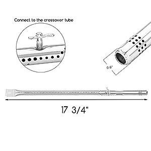 WALBZS BBQ Grill Burner for Charbroil Performance 475 4 Burner 463361017 463673017 463673517 463342119 Grill Replacement Parts 4Pack