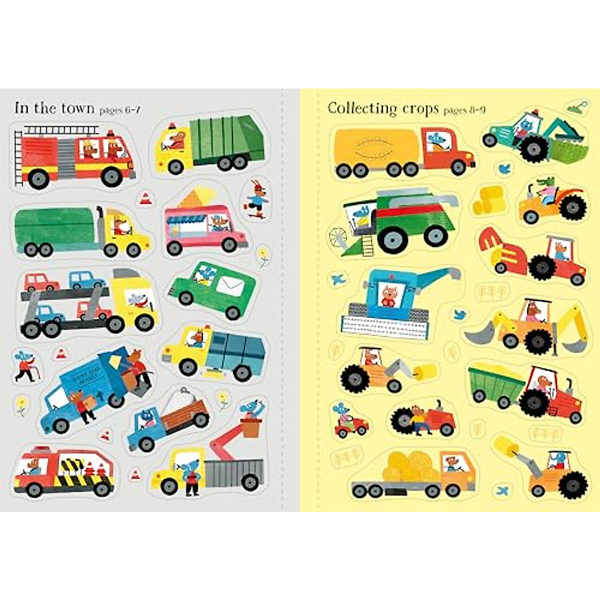 Little First Stickers Tractors and Trucks