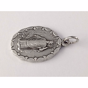 SAINT PATRICK MEDAL - OVAL SHAPE - PATRON SAINT of IRELAND -100% MADE in ITALY