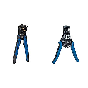 Klein Tools 11063W Wire Cutter/Wire Stripper, Heavy Duty Wire Stripper Tool & 11061 Wire Stripper/Wire Cutter for Solid and Stranded AWG Wire, Heavy Duty Kleins are Self Adjusting