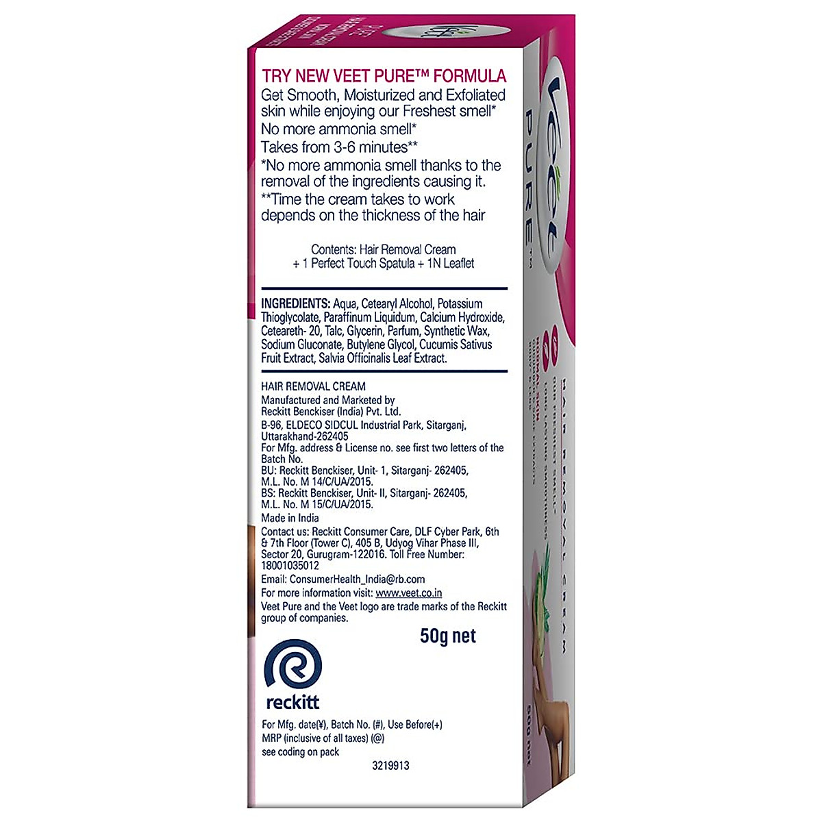 Veet Hair Removal Cream - 50 g (Normal Skin)