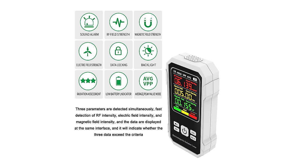 Multifunctional Radiation Detector - Accurate RF & Field Tester