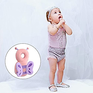 Mersuii Baby Head Protector Child Head Protection Cushion Soft Anti-Fall Headrest Adjustable Child Safety Soft Pad for 5-24 Months Baby Learning Walking