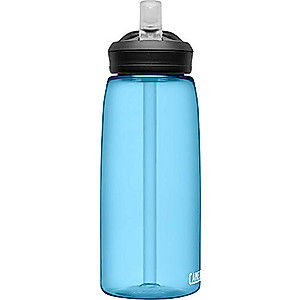 CamelBak eddy+ BPA Free Water Bottle, 32 Oz, True Blue, 1L