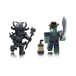 Roblox Action Collection - Monster Islands: Malgorok'Zyth + Fantastic Frontier: Croc Two Figure Bundle [Includes 2 Exclusive Virtual Items]