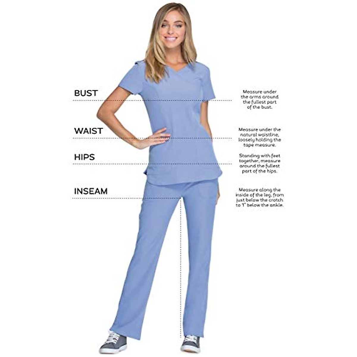 HeartSoul Women Scrubs Pant Low Rise Drawstring HS025, M, Pewter