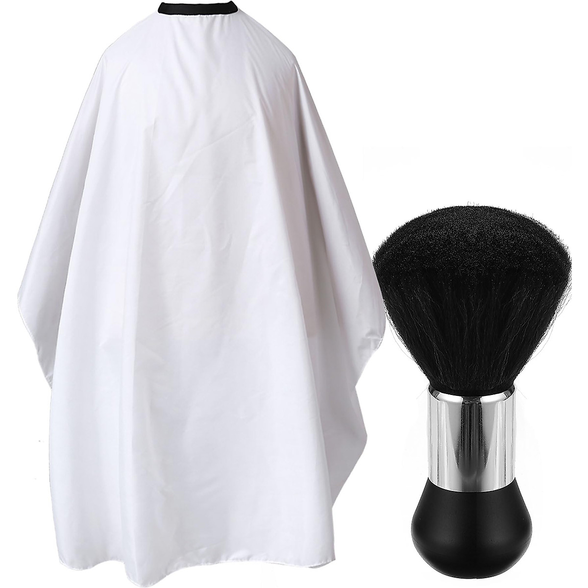 Borogo Professional Waterproof Barber Cape with Snap Closure, Hair Cutting Salon Cape Hairdressing Apron Stripe