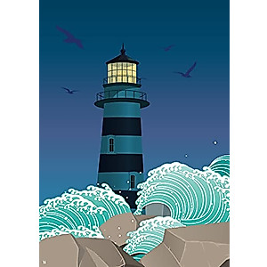 Sticker by Number Nature - 12 Designs Including Mountains, Waves, Flowers, Fish, Frogs, Birds, Dragonfly & More