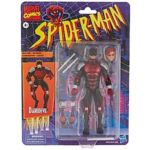 Spider-Man Hasbro Marvel Legends Series 6-inch Collectible Daredevil Action Figure Toy Retro Collection