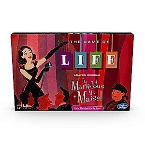 Hasbro Gaming The Game of Life: The Marvelous Mrs. Maisel Edition Board Game; Inspired by The Amazon Original Prime Video Series