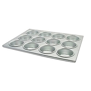 Winco 12-Cup Non-stick Muffin and Cupcake Pan, Aluminum